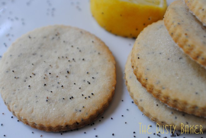 Lemon Poppy Butter Cookies | The Dusty Baker