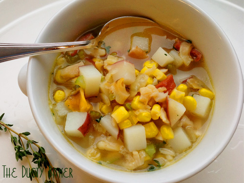 Rhode Island Clam Chowder – Dairy Free | The Dusty Baker